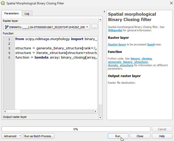 Spatial morphological Binary Closing filter — EnMAP-Box 3.14 documentation